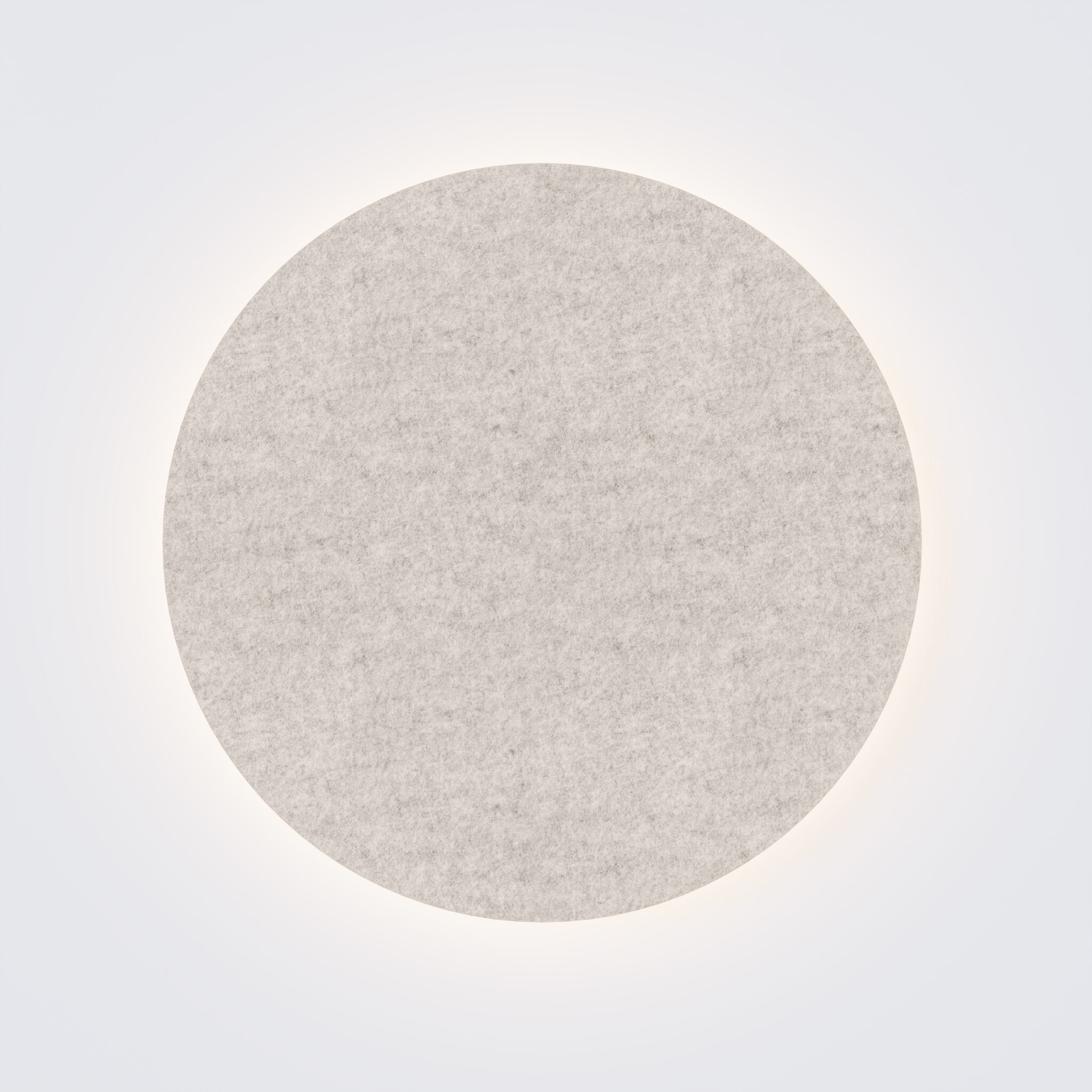 Aurora - Acoustic Wall Disc with Integrated Lighting - ekko Acoustics