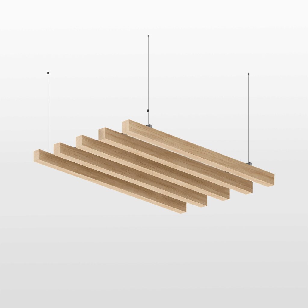 Wave - PET ekkofelt® Wavy Ceiling Baffle - ekko Acoustics